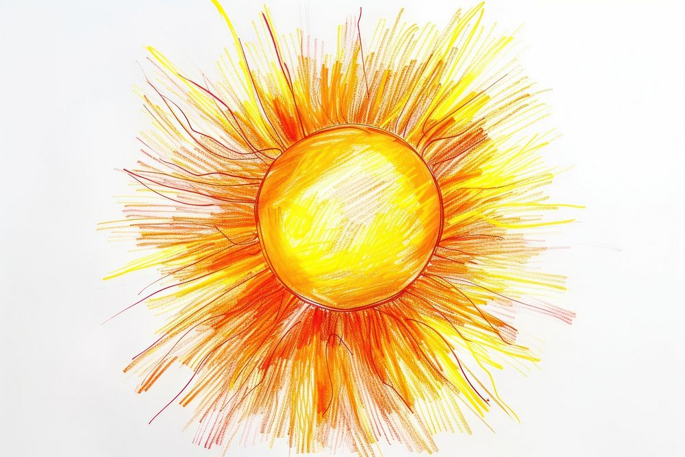 Childlike drawing sun rays outdoors | Free Photo Illustration - rawpixel