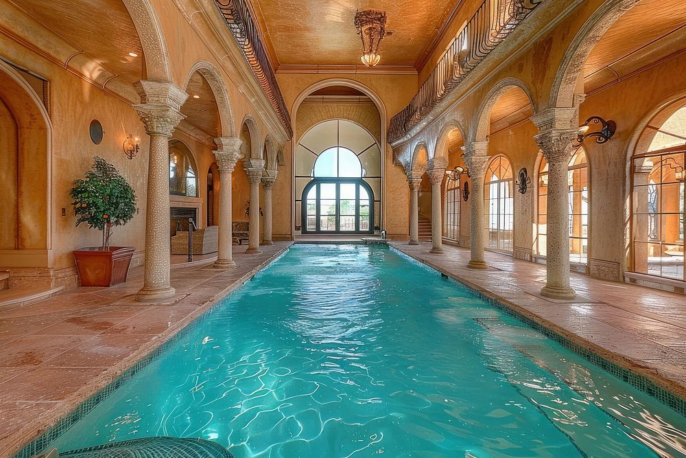 Pool swimming pool architecture building. | Free Photo - rawpixel