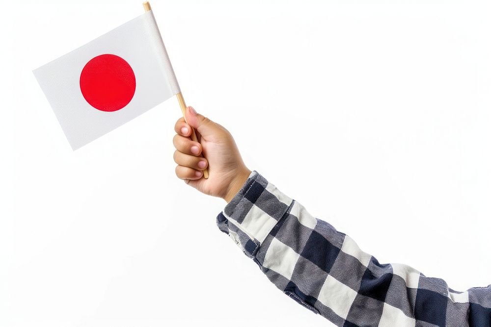 Flag japan flag person human | Free Photo - rawpixel