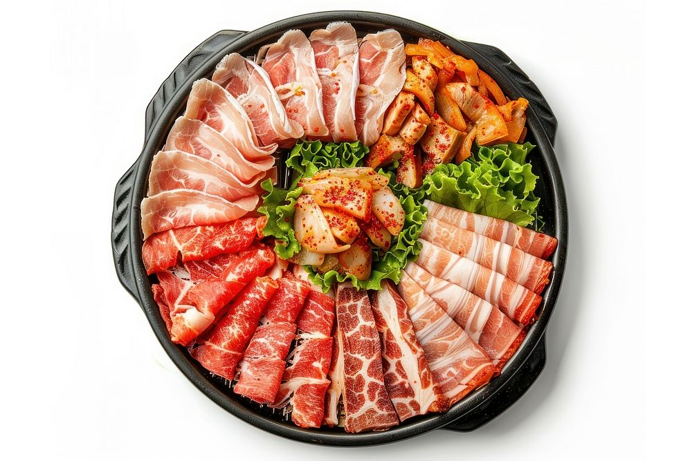 Samgyeopsal food platter mutton. | Free Photo - rawpixel