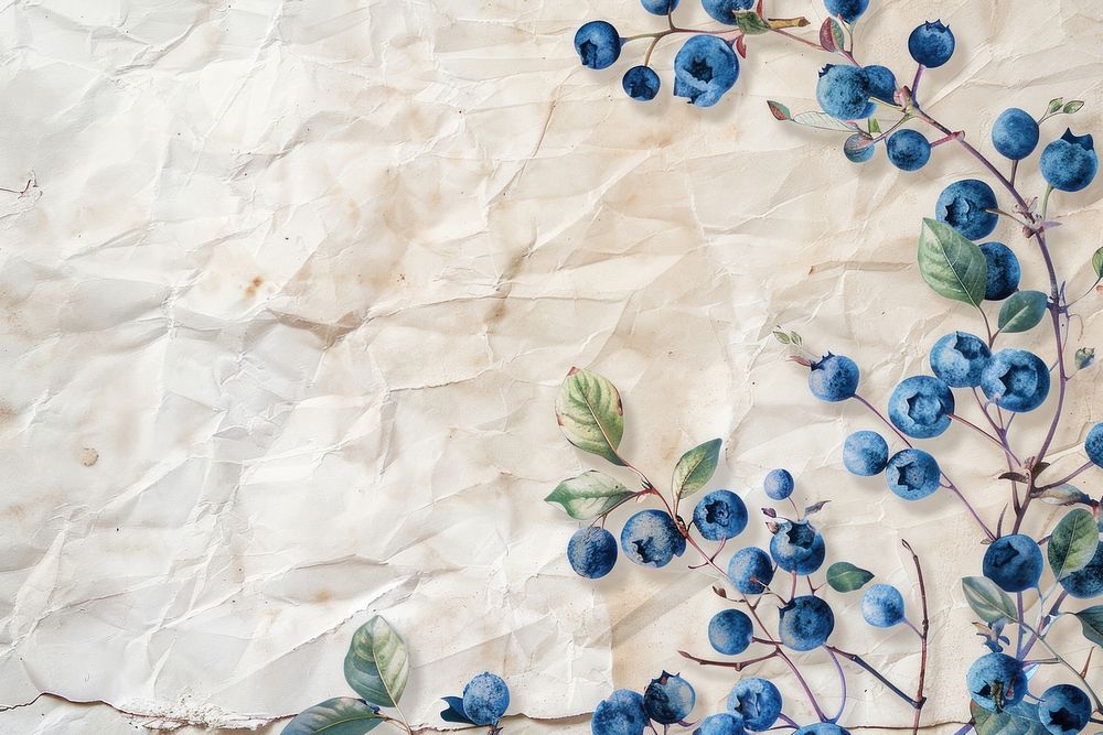 Blueberries ephemera border backgrounds blueberry | Premium Photo ...