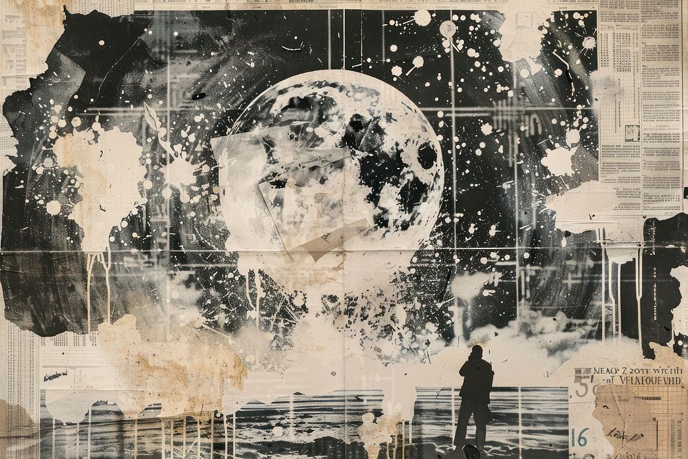 Atomic bomb ephemera border space | Free Photo Illustration - rawpixel