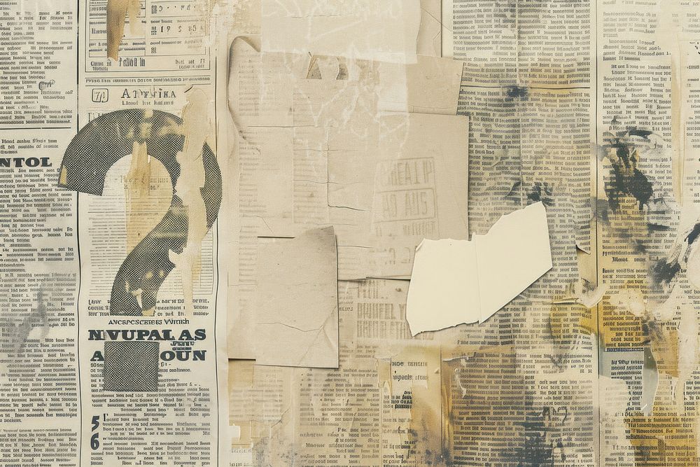 Newspaper collage text backgrounds. | Free Photo Illustration - rawpixel