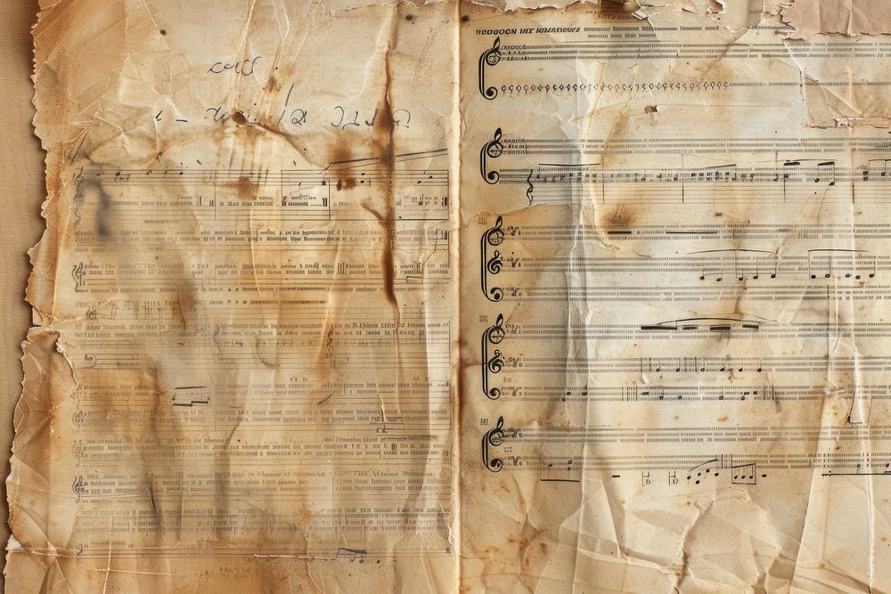 Music notes ephemera border text | Premium Photo Illustration - rawpixel