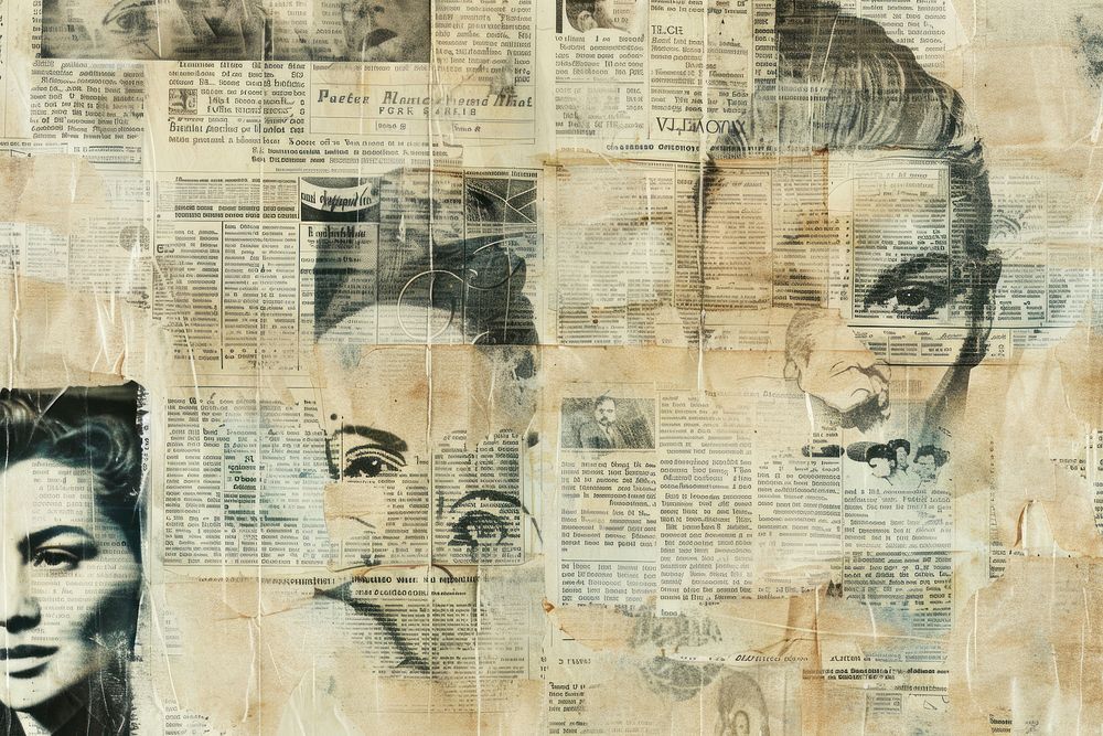 People faces diverse ephemera border | Free Photo Illustration - rawpixel