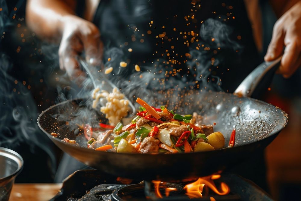 Filipino cooking person food. | Free Photo - rawpixel