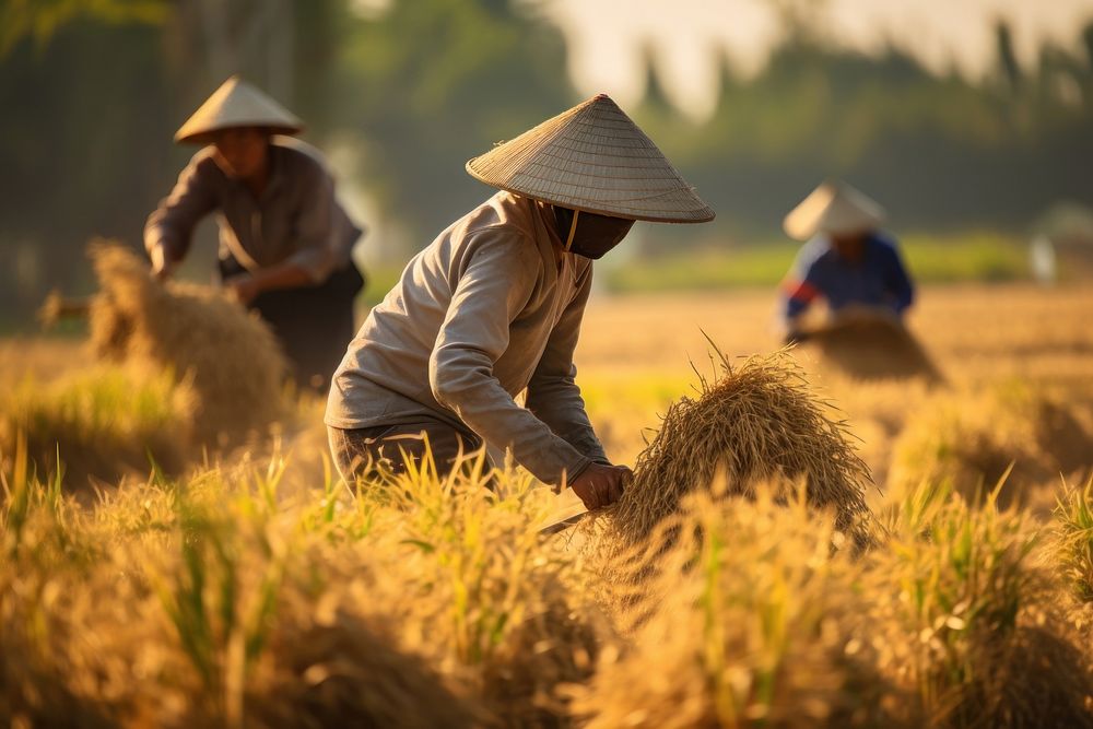 South east asian farmer harvest | Free Photo - rawpixel