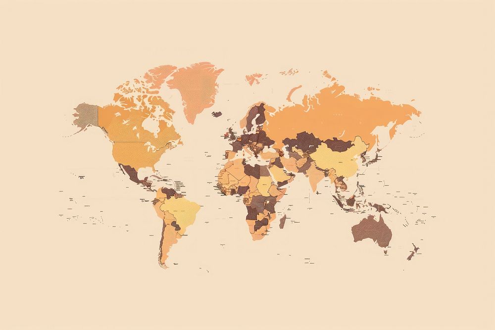 Map world diagram chart atlas. | Free Photo Illustration - rawpixel