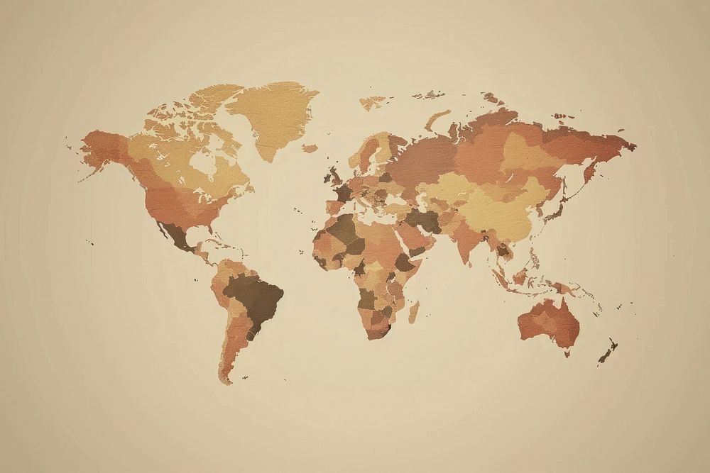 Map world diagram chart atlas. | Free Photo Illustration - rawpixel