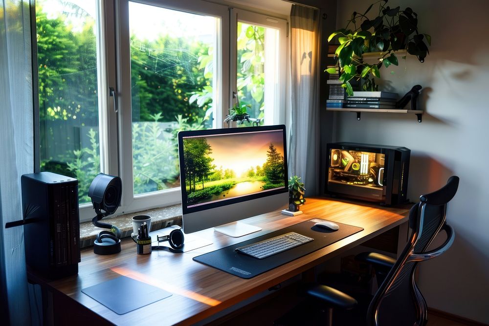 Modern home office computer electronics | Premium Photo - rawpixel
