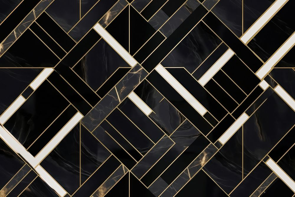 Black gold tile pattern aluminium | Free Photo - rawpixel