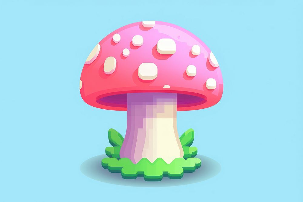 Toadstool pixel medication mushroom agaric. | Free Photo Illustration ...