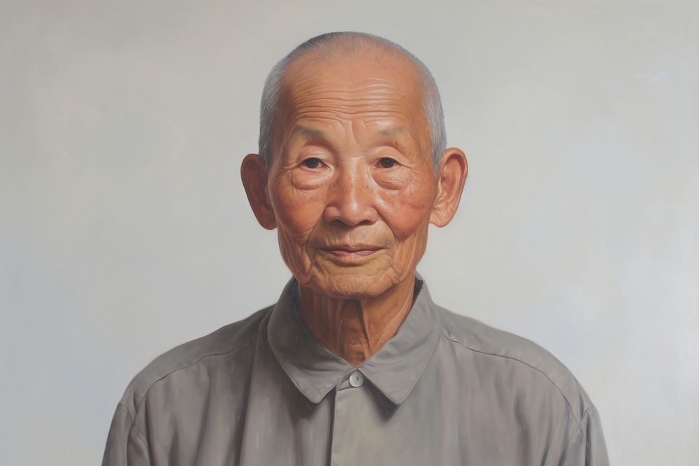Asian man photography portrait shoulder. | Free Photo Illustration ...