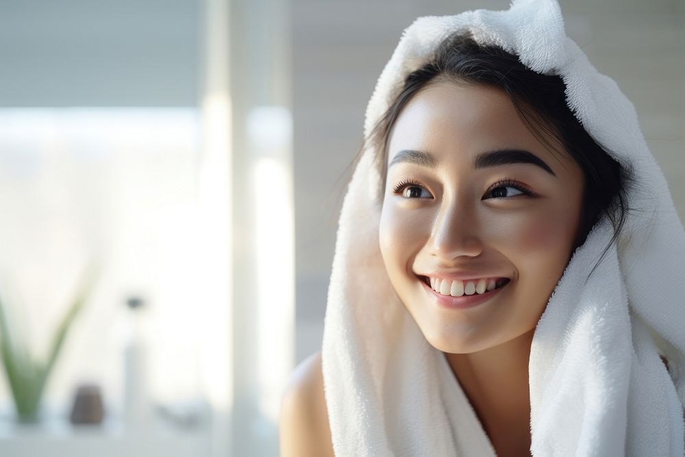 Asian woman happy face dimples. | Free Photo - rawpixel