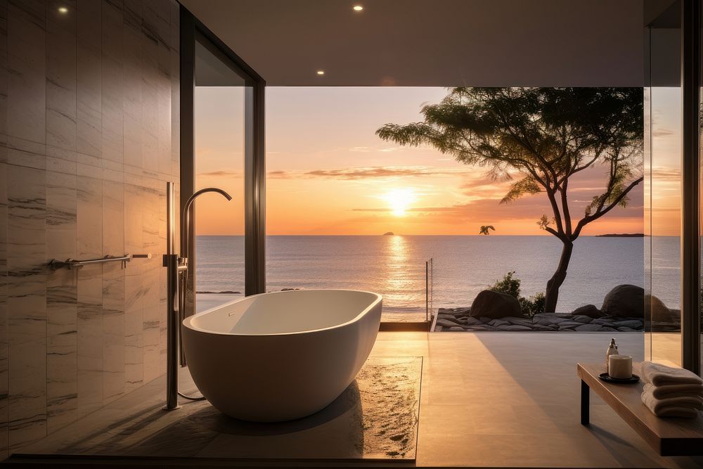 Bathroom interior minimal house bathing | Free Photo - rawpixel