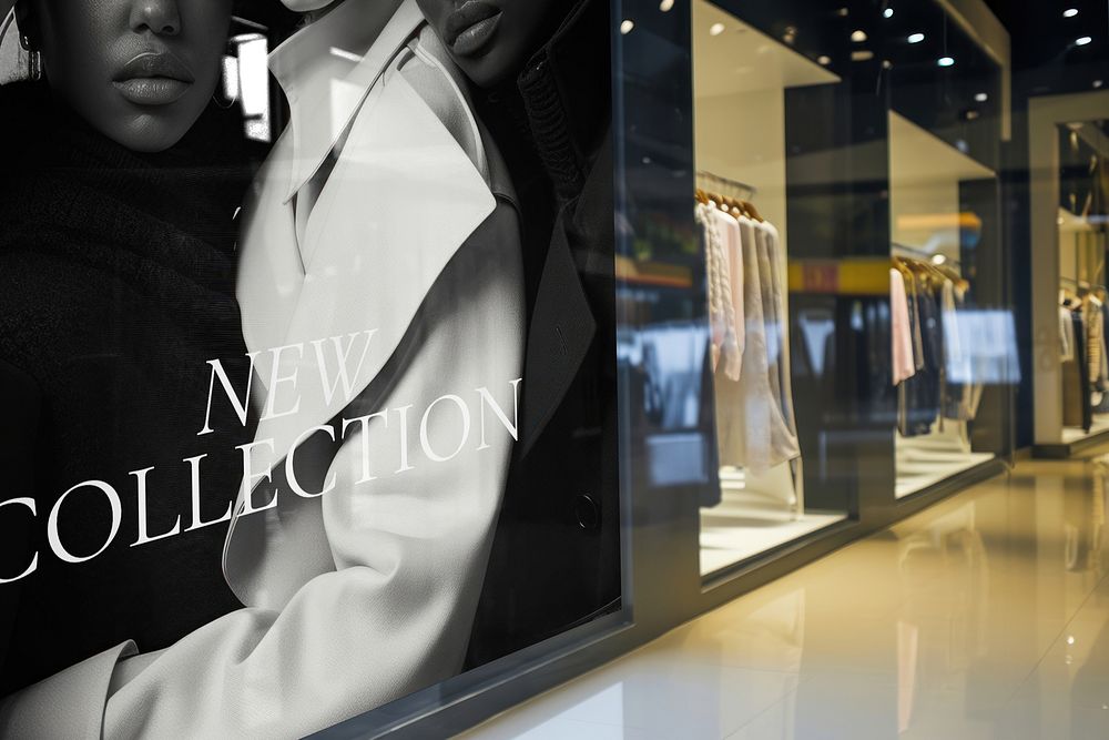 Clothes shop front sign mockup | Premium PSD Mockup - rawpixel