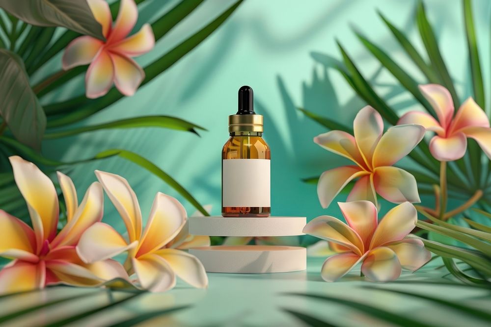 Photo essential oil flower cosmetics | Free Photo - rawpixel