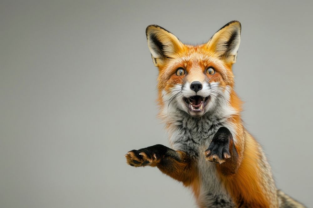Photo shocked fox wildlife pet | Free Photo - rawpixel