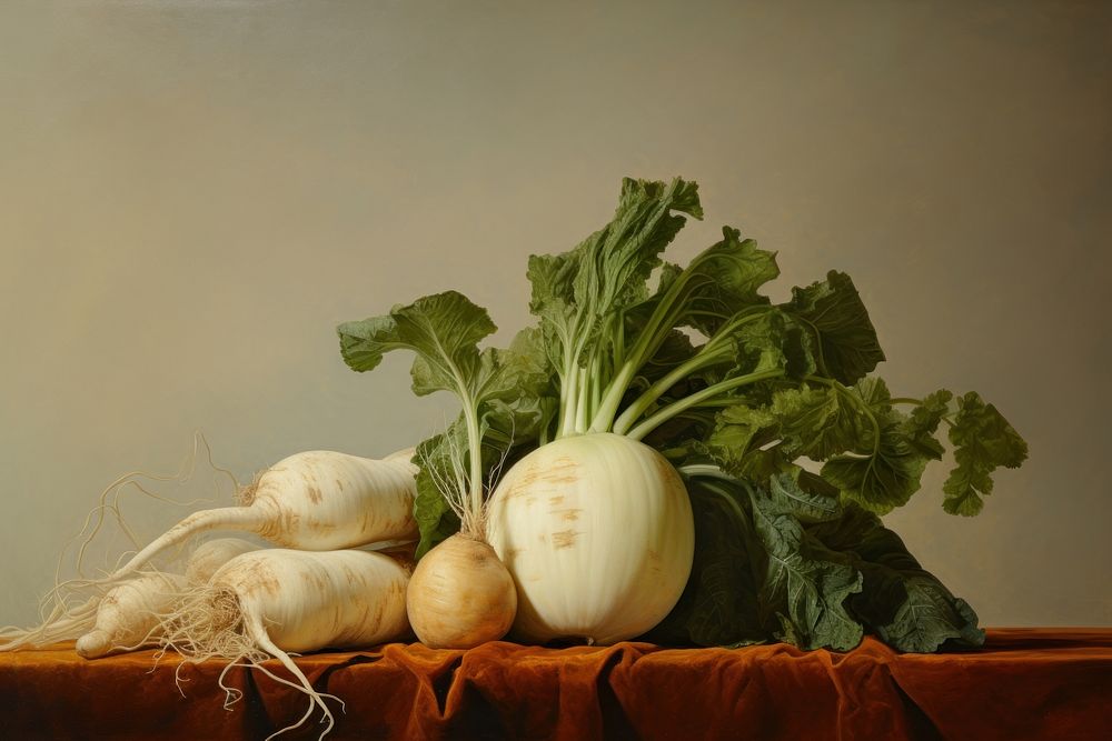 Close pale vegetables produce turnip | Free Photo Illustration - rawpixel