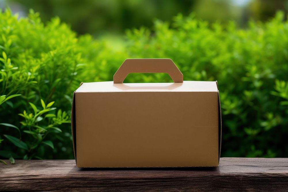 Cardboard food box handles package | Free Photo - rawpixel