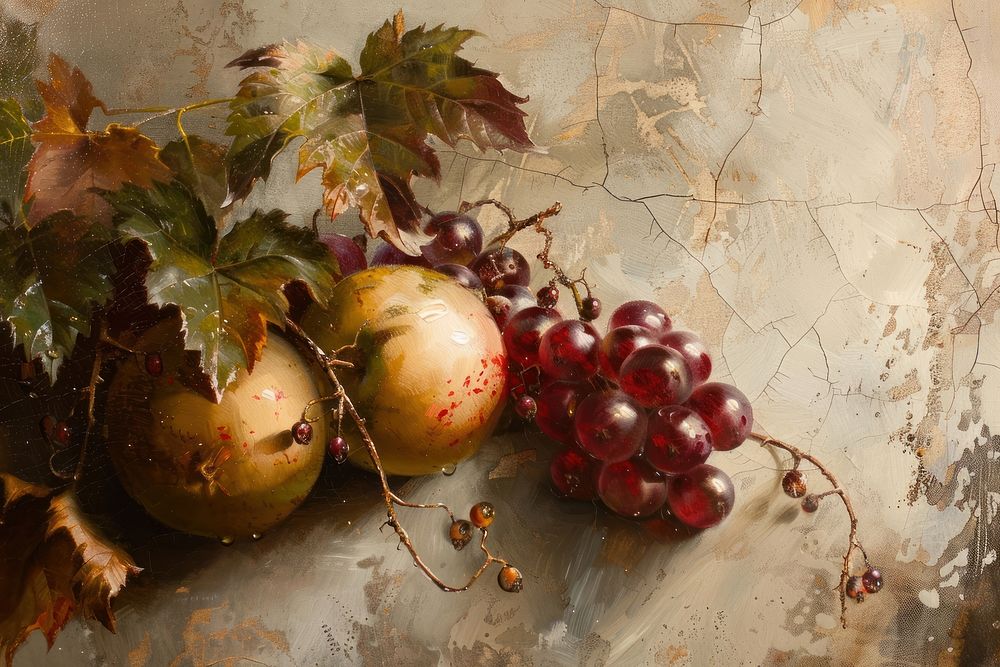Close pale fruit painting produce | Free Photo Illustration - rawpixel