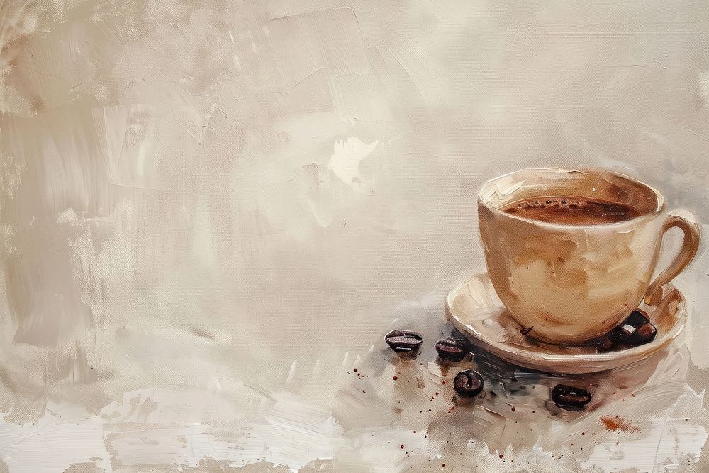 Close pale coffee painting beverage | Free Photo Illustration - rawpixel