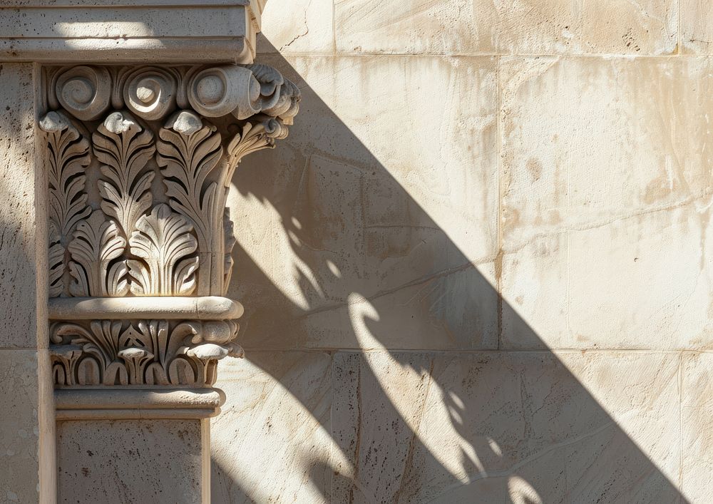 Shadow architecture pillar column. | Free Photo - rawpixel