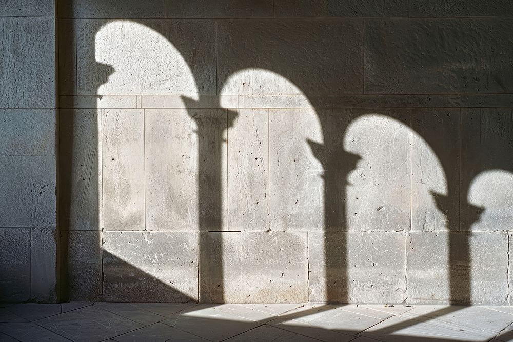 Shadow architecture arched wall. | Free Photo - rawpixel