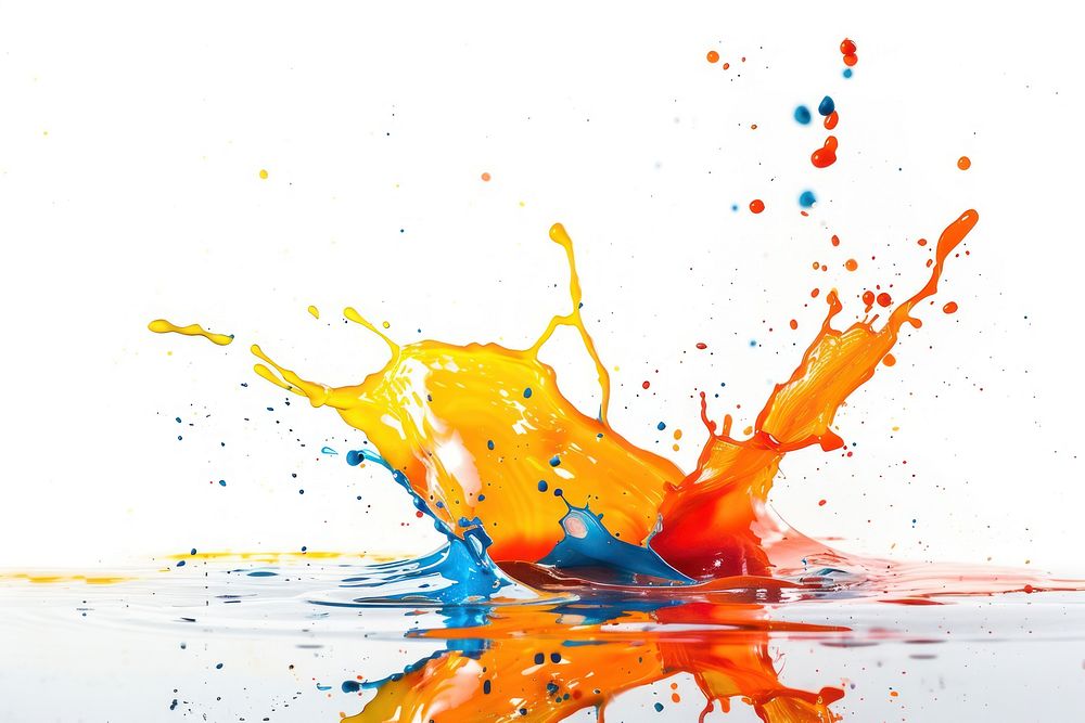 Paint splash backgrounds white background | Free Photo - rawpixel