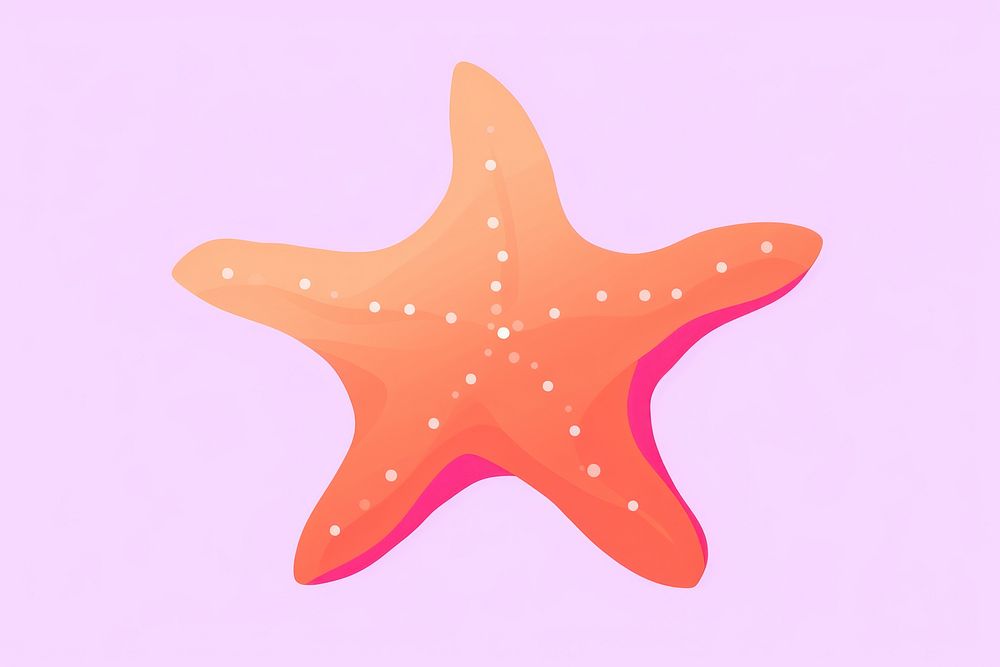 Starfish shape invertebrate underwater. | Premium Photo Illustration ...