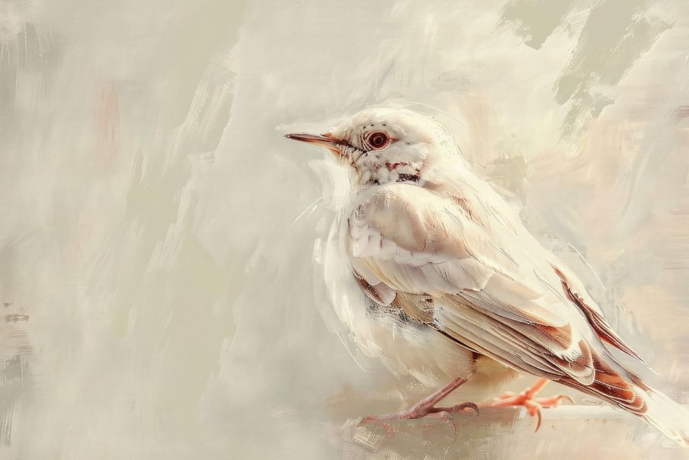 Close pale Bird painting bird | Premium Photo Illustration - rawpixel