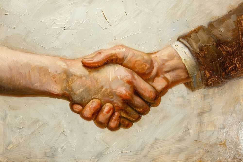 Close pale hand shake handshake | Free Photo Illustration - rawpixel
