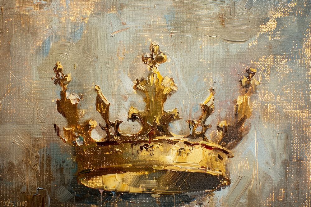 Close pale Crown painting crown | Premium Photo Illustration - rawpixel