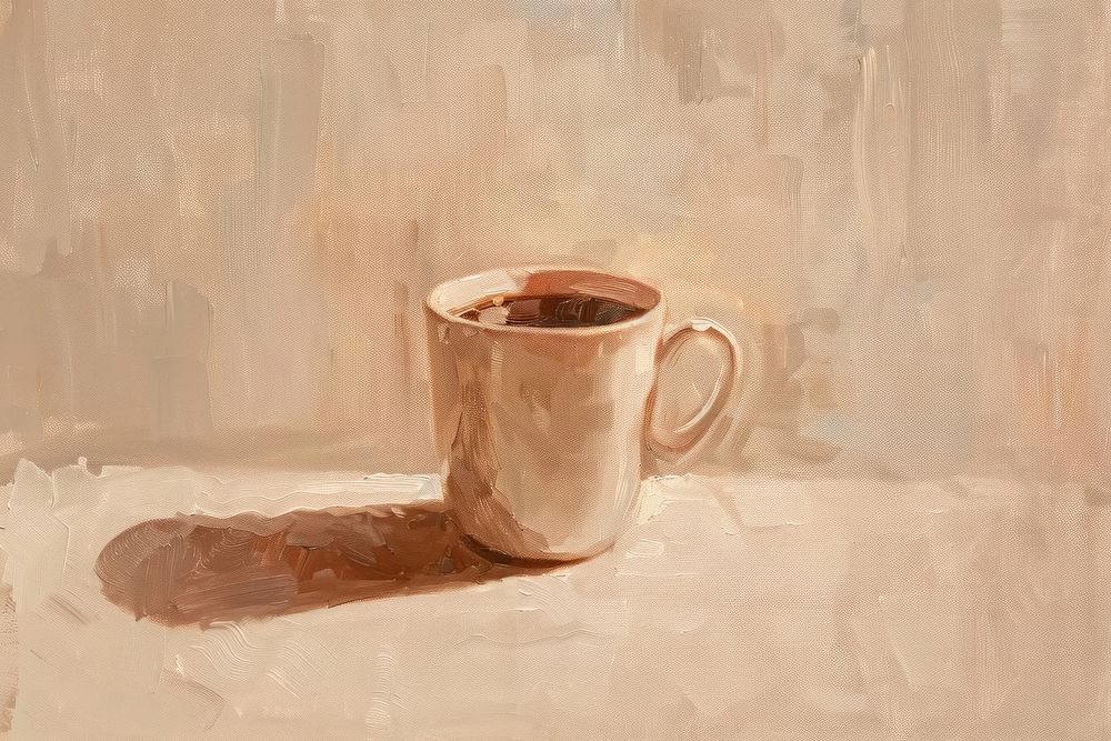 Close pale Coffee coffee painting | Premium Photo Illustration - rawpixel