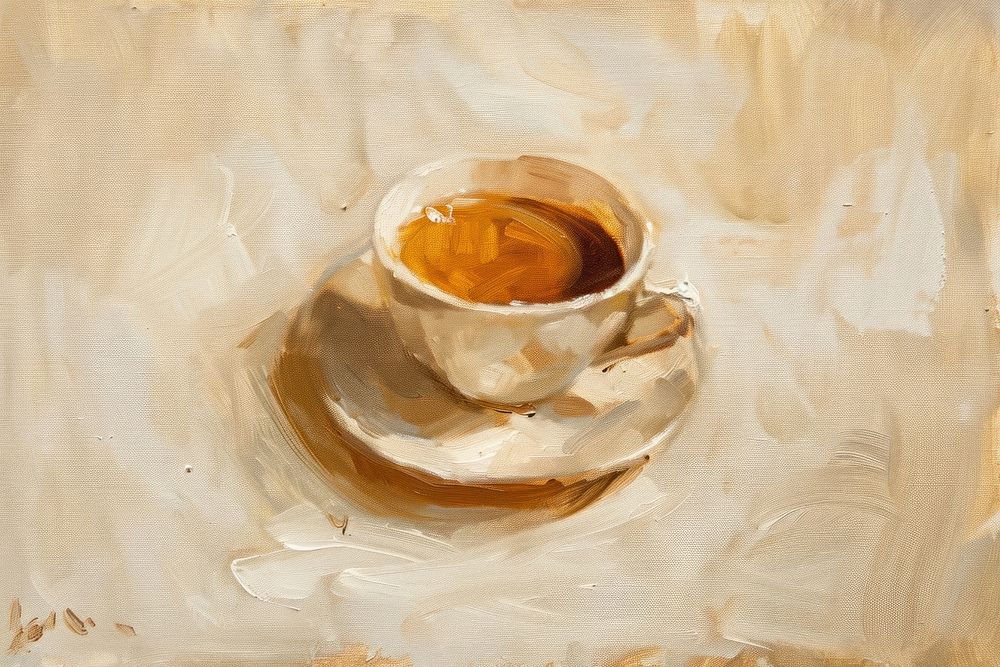 Close pale Coffee coffee painting | Premium Photo Illustration - rawpixel