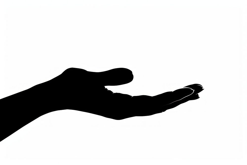 Hand silhouette clip art finger | Free Photo Illustration - rawpixel