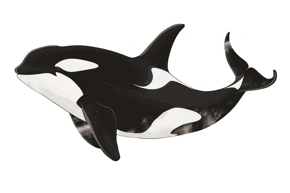 Orca border animal whale shark | Free Photo Illustration - rawpixel