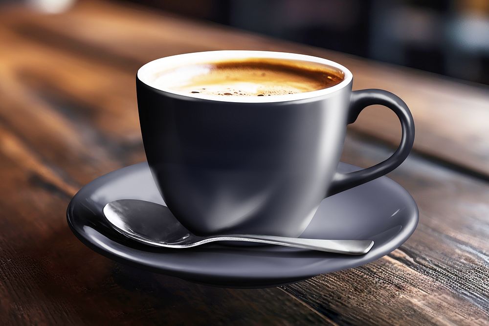 Dull blue coffee cup | Premium Photo - rawpixel