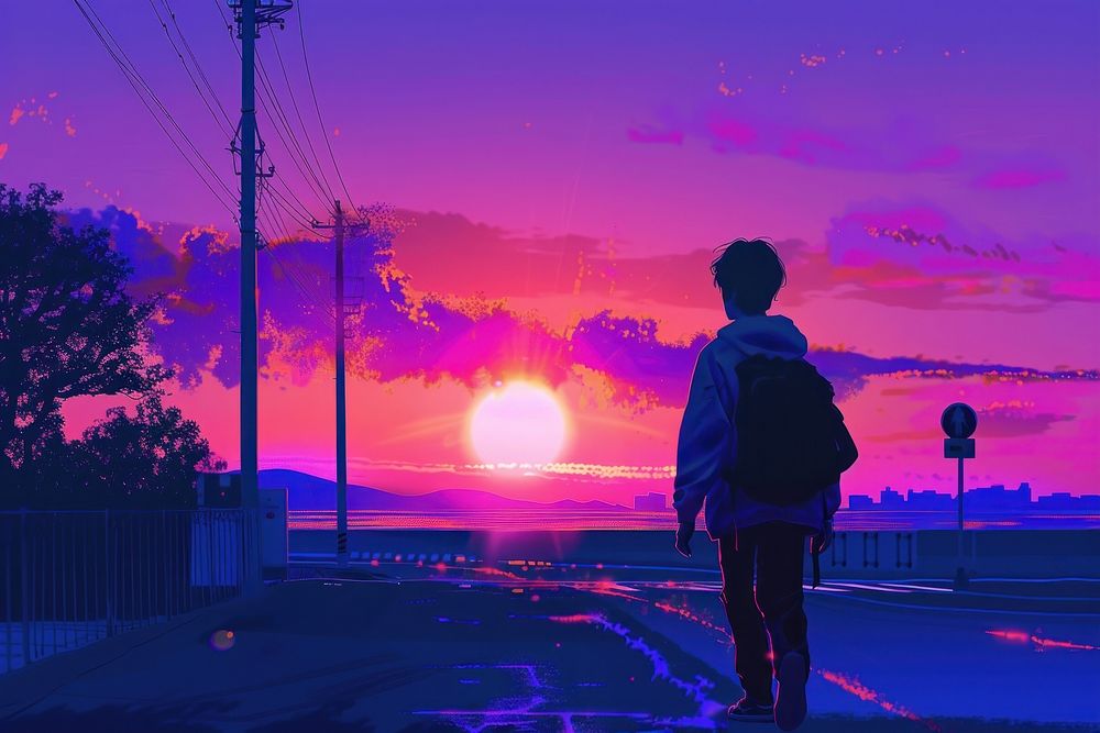 student walking back home outdoors | Free Photo Illustration - rawpixel