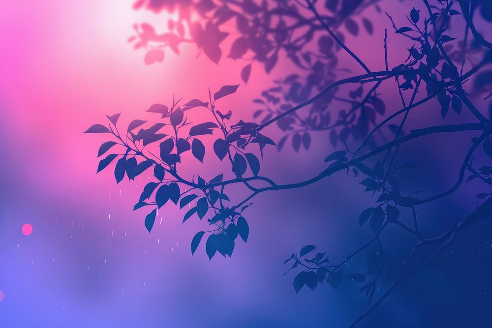 Illustration tree branch purple backgrounds | Premium Photo ...