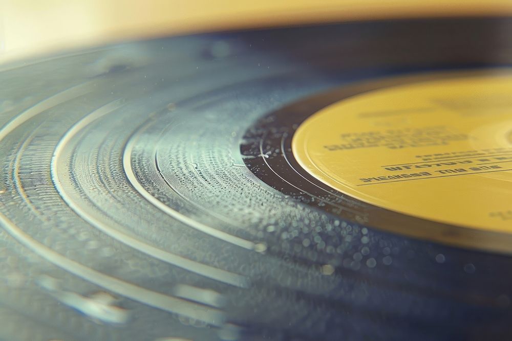 Close pale vinyl record disk. | Free Photo - rawpixel