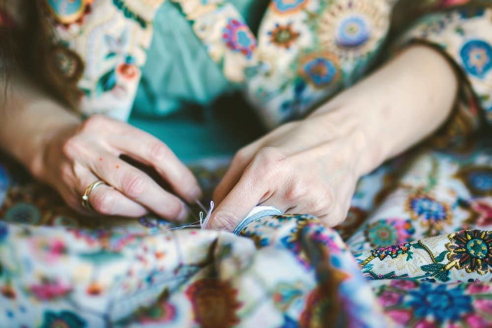 Woman sewing knitting person human. | Free Photo - rawpixel