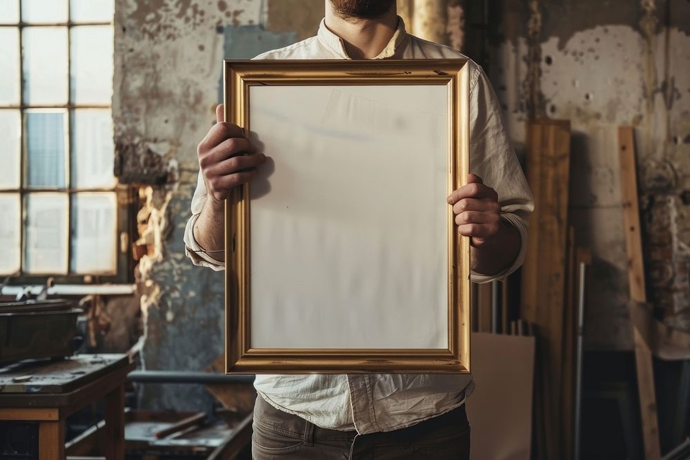 Frame vintage mockup man art | Free Photo - rawpixel