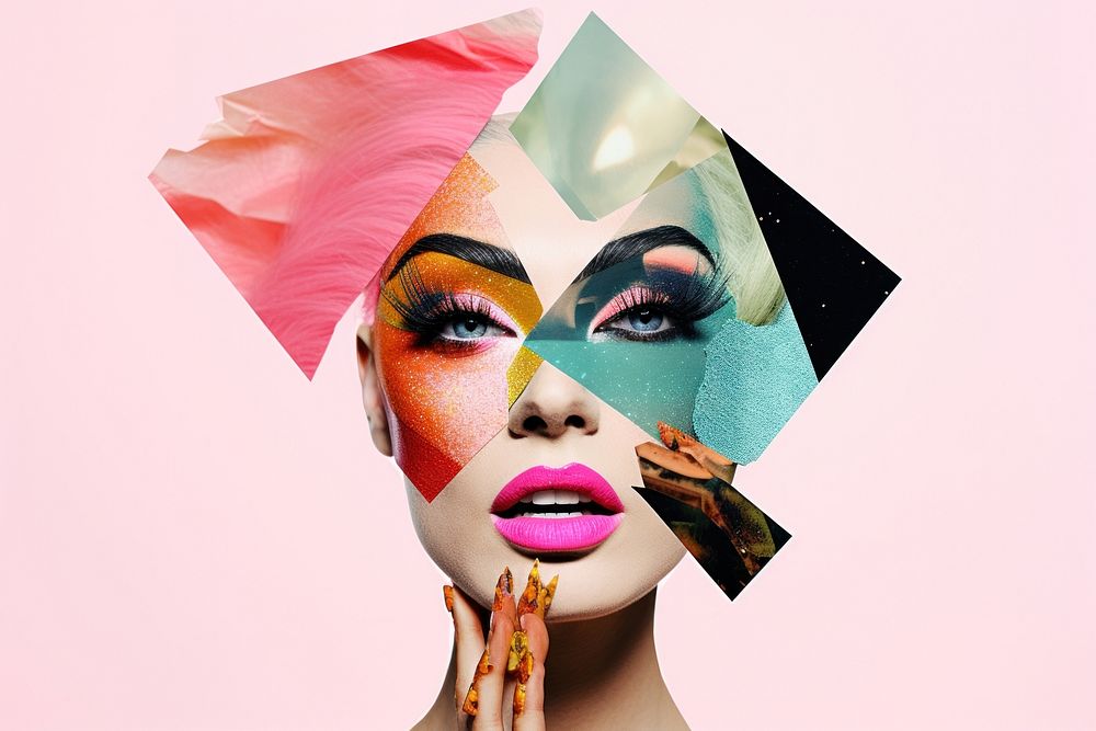 Symbolic mixed collage graphic element | Free Photo Illustration - rawpixel