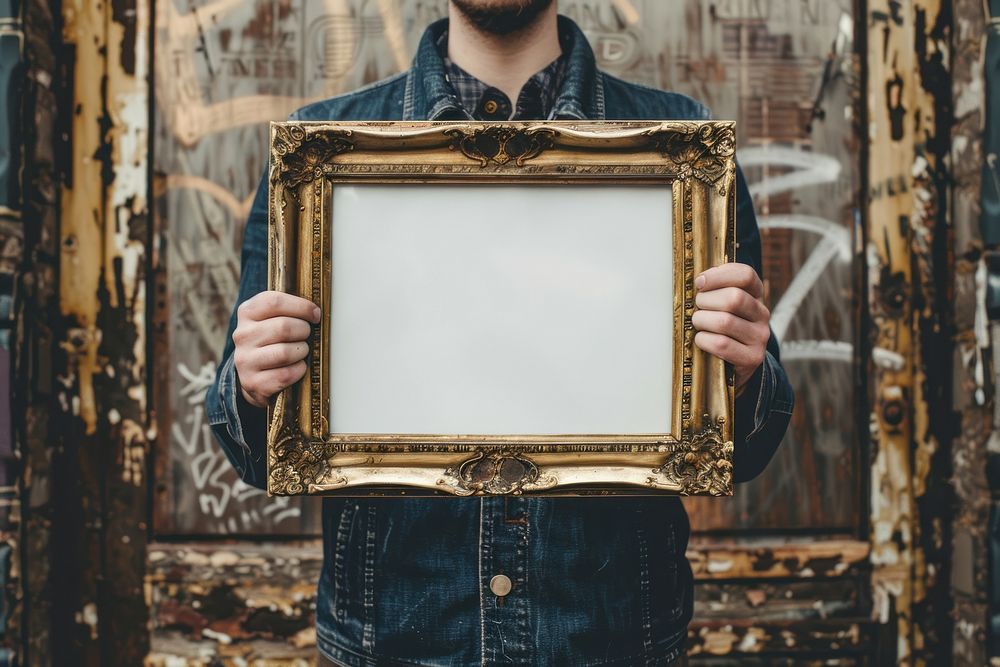 Vintage mockup photo frame person | Free Photo - rawpixel