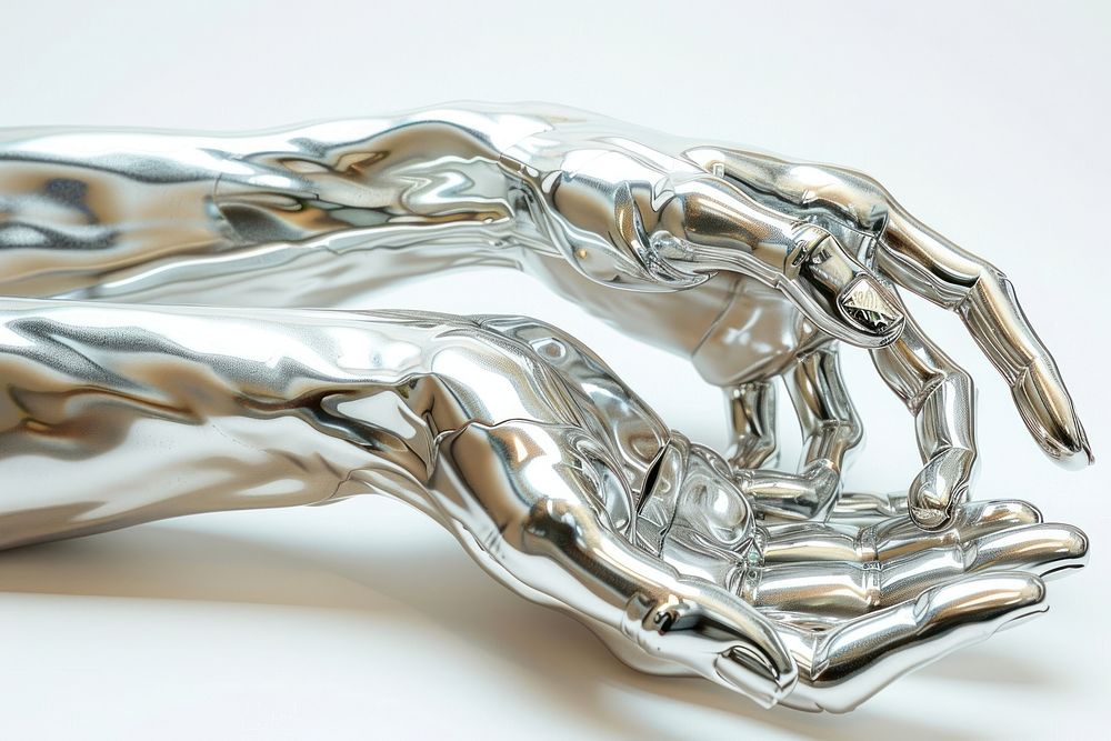 Hand titanium texture electronics hardware | Premium Photo Illustration ...