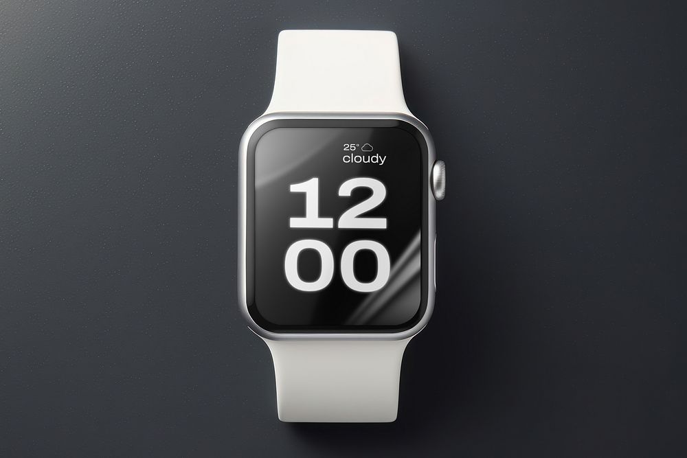 Off-white smartwatch | Free Photo - rawpixel