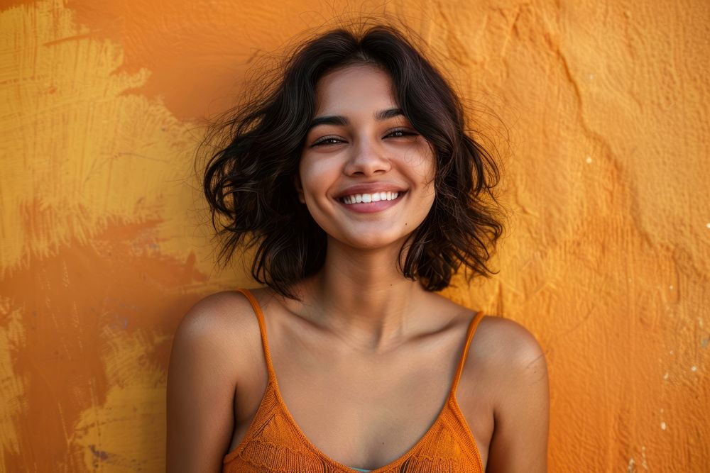 Indian women smiling laughing dimples | Free Photo - rawpixel