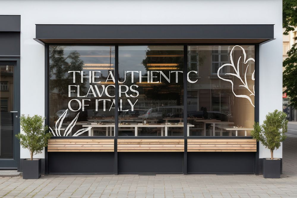 Restaurant shop front mockup psd | Premium PSD Mockup - rawpixel