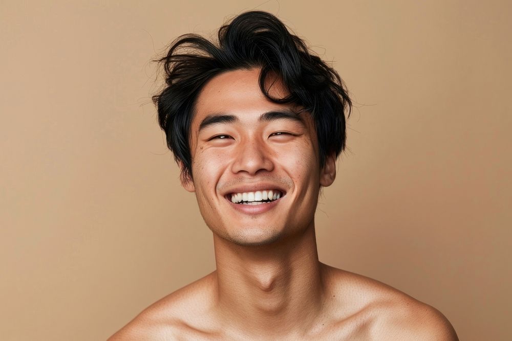 Happy face laughing dimples. | Free Photo - rawpixel